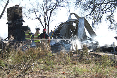 Fire destroys vacant ranch house in Burnet County - DailyTrib.com