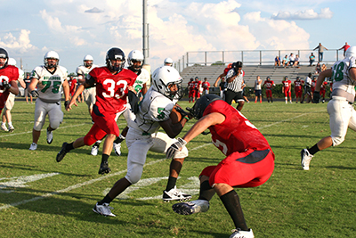 Burnet football team dominates scrimmage against Wimberley