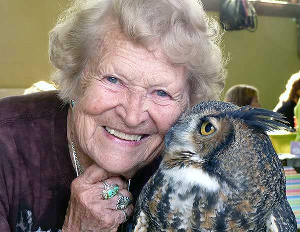 'Eagle Lady' Doris Mager celebrates birds of prey with programs