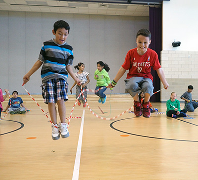 Colt Elementary students get jumping for their hearts and others