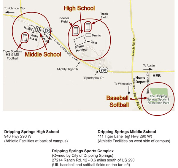 No parking at stadium for Marble Falls fans headed to Dripping Springs