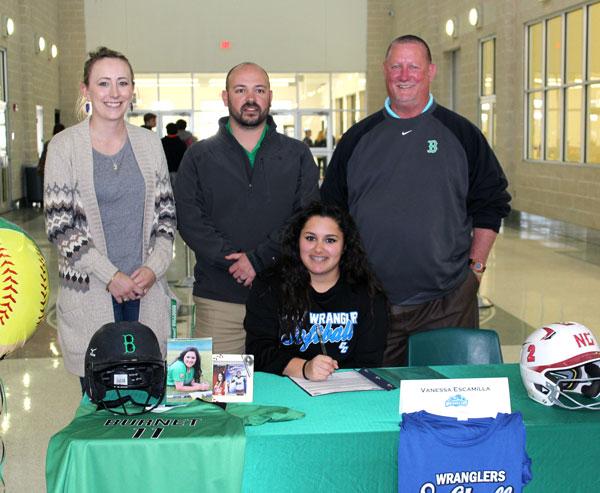 Burnet softball’s Vanessa Escamilla signs with Cisco - DailyTrib.com