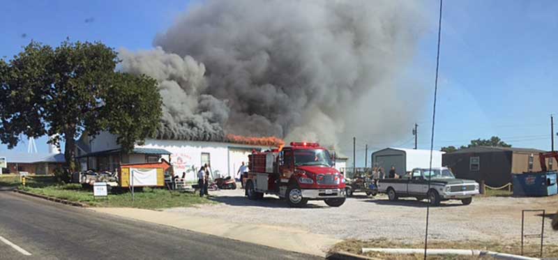 Fire destroys household resale shop on RR 1431 in Kingsland - DailyTrib.com